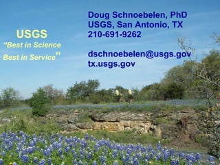 Development of a Flood Warning Tool Set for Bandera, Texas - Doug ...