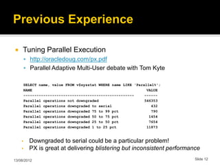 Parallel Query on Exadata | PDF