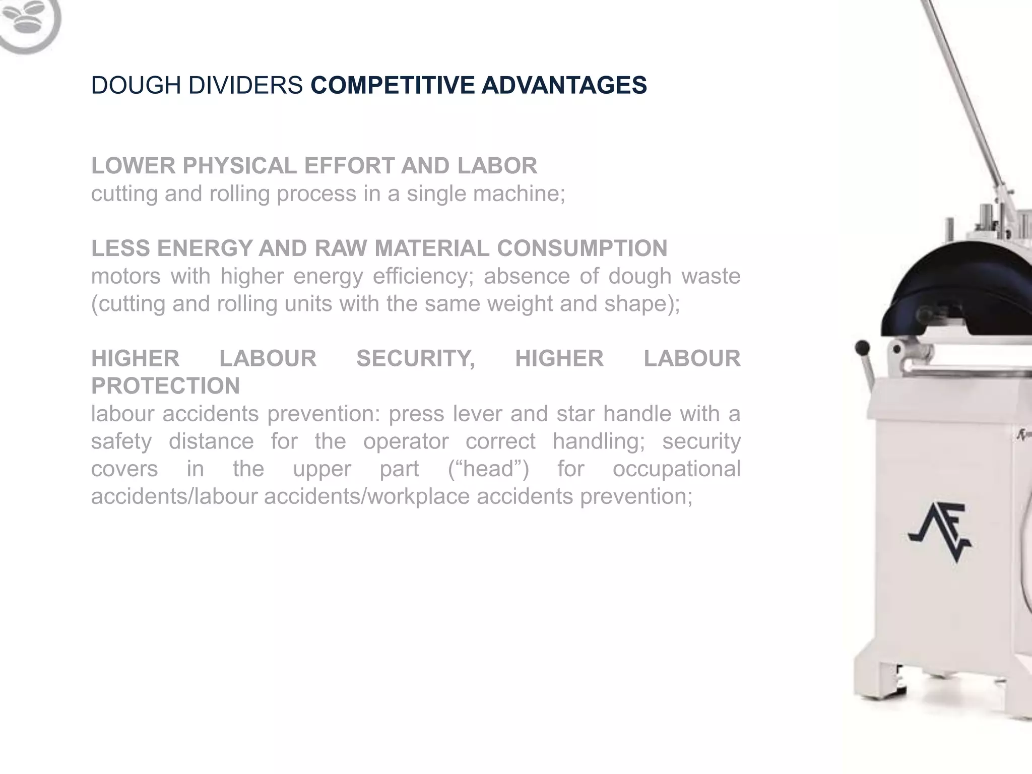 Dough dividers competitive advantages | PPTX