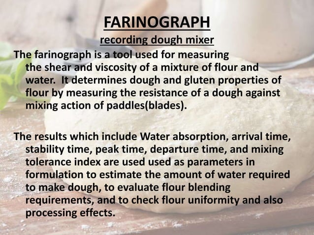 Dough rheology | PPTX | Chemistry | Science