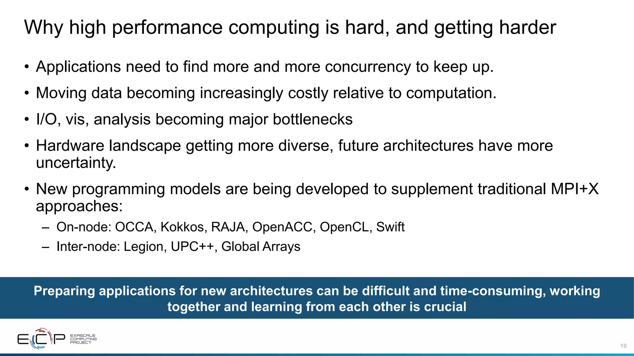 The Exascale Computing Project and the future of HPC | PDF
