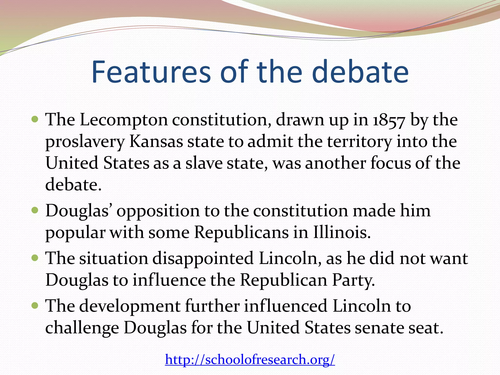 Douglas and Abraham Lincoln | PPTX
