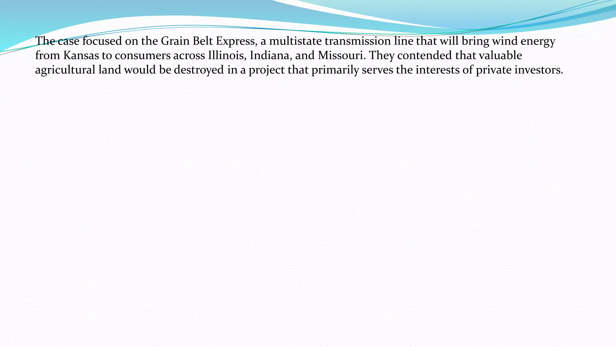 Missouri Appellate Ruling in Favor of Grain Belt Express Project | PPT ...