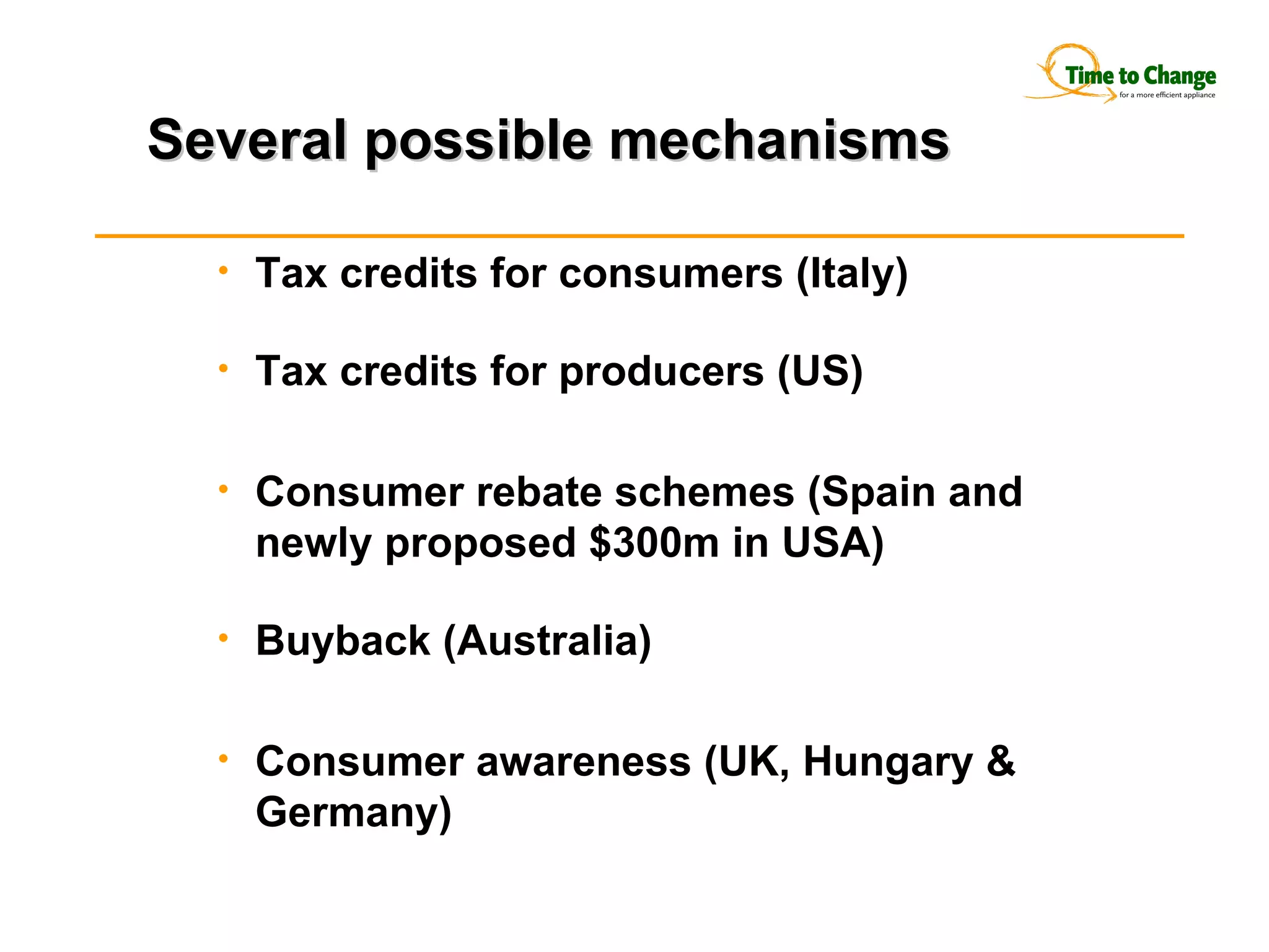 White goods and climate change | PPT