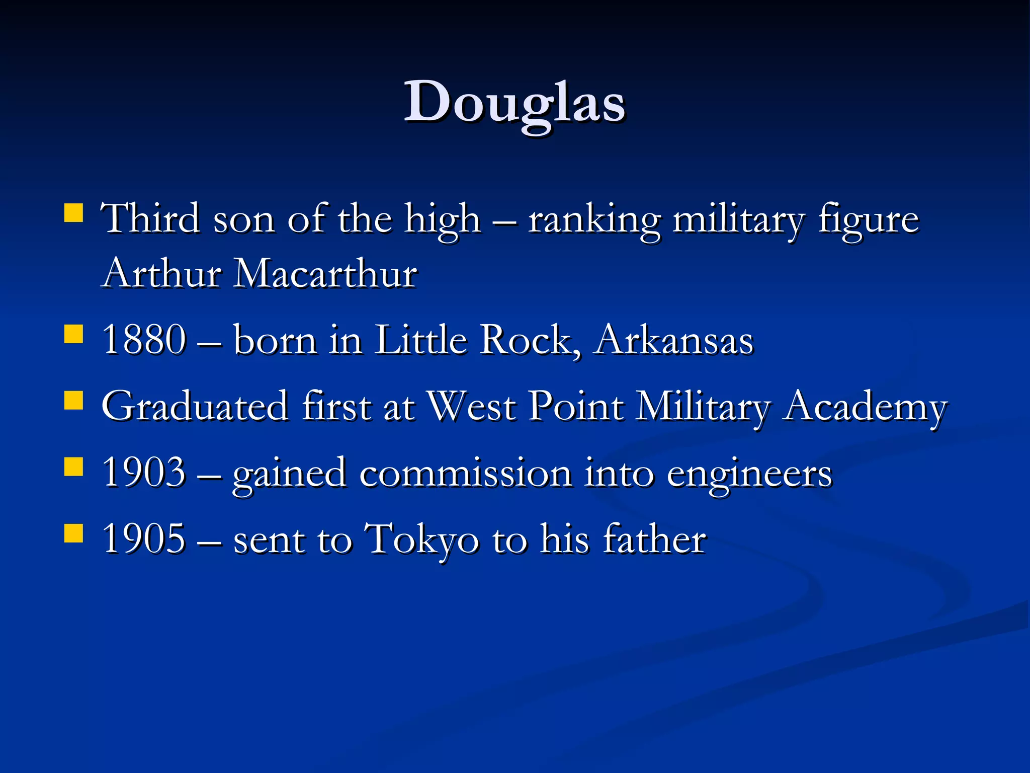 Douglas macarthur | PPT