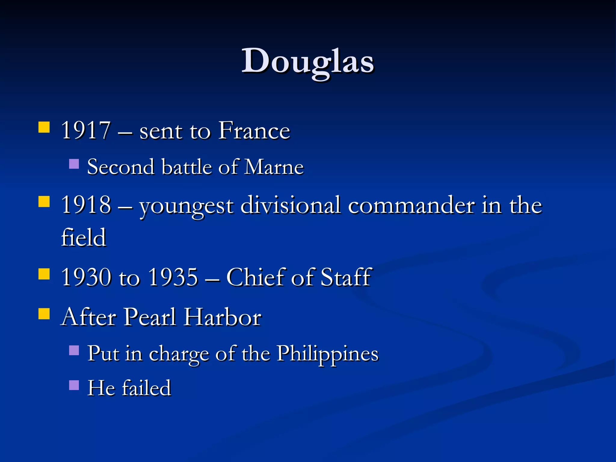 Douglas macarthur | PPT