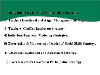 PSYCHOLOGICAL & BEHAVIORAL PREVENTIVE STRATEGY FOR AN EFFECTIVE ...