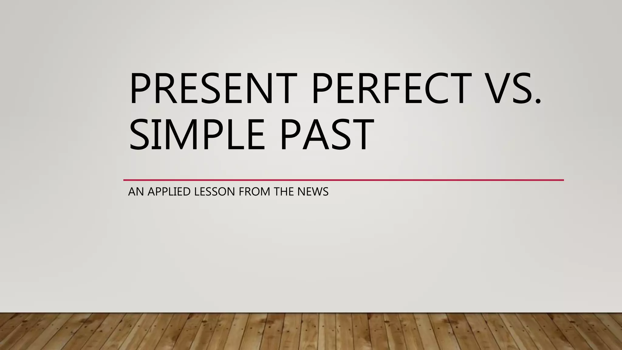 Verb tense, Donald Trump and Frederick Douglass | PPT