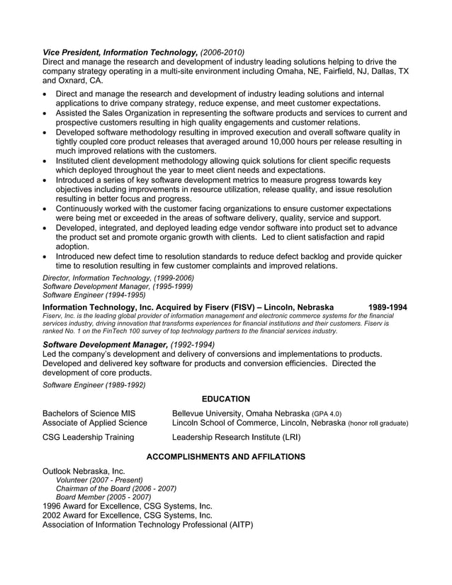 Douglas Sikora resume | PDF
