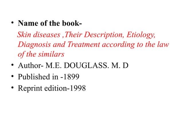 Douglass skin.ppt it's a skin repertory. | PPTX