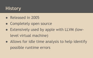 Clang Analyzer Tool Review | PPT