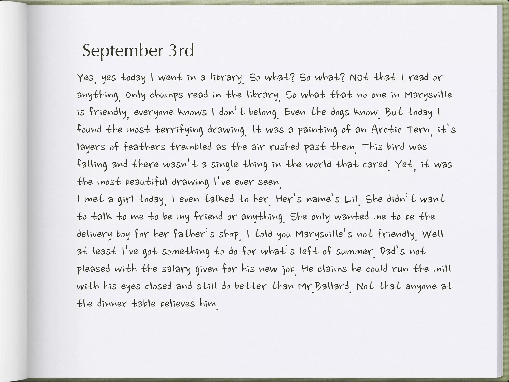 Doug's diary (okay for now plot) \ | KEY