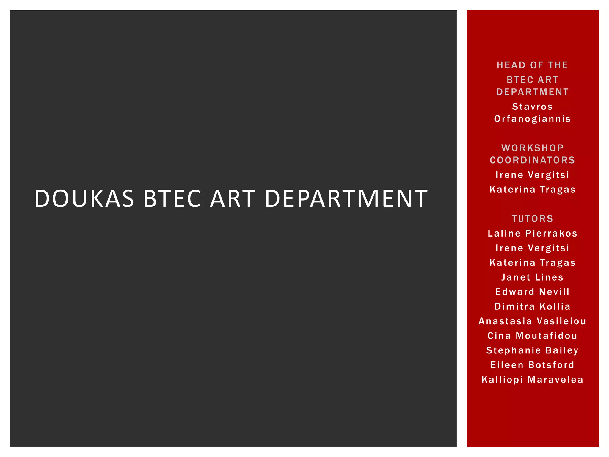 Doukas workshop presentation | PPT