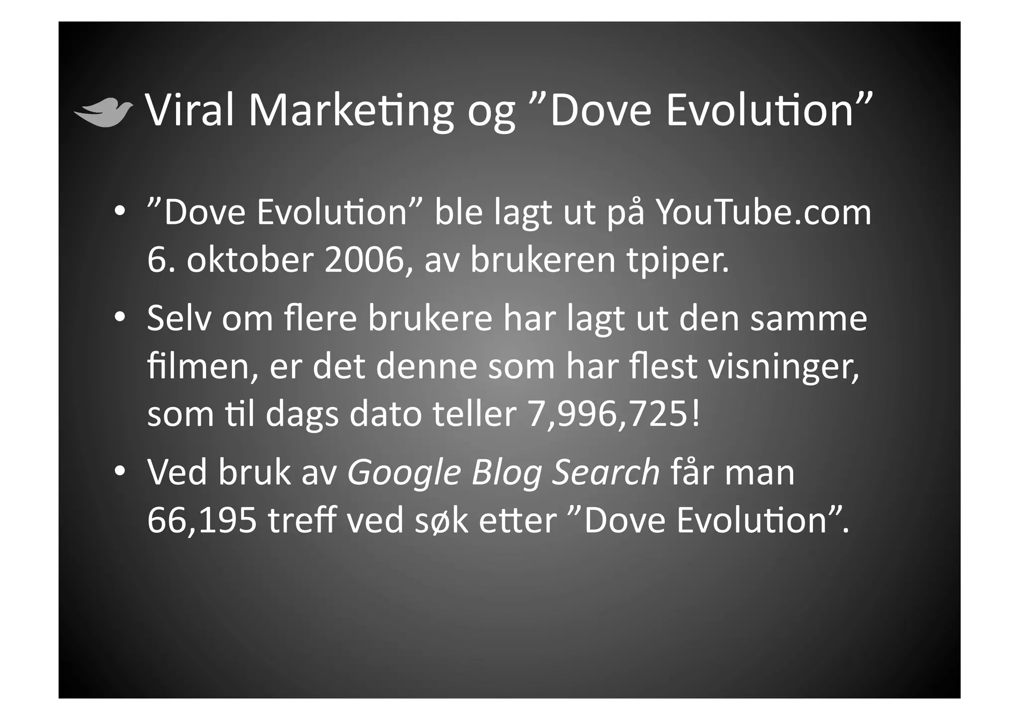 Dove Evolution, Viral Marketing | PPT