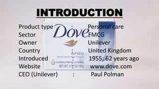 Dove - Industry Analysis | PPTX