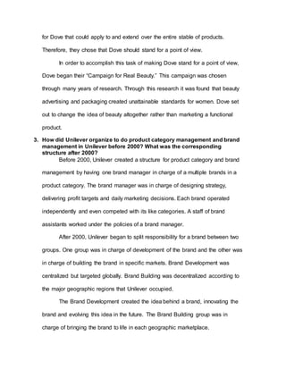 Dove Beauty Case Study | DOCX