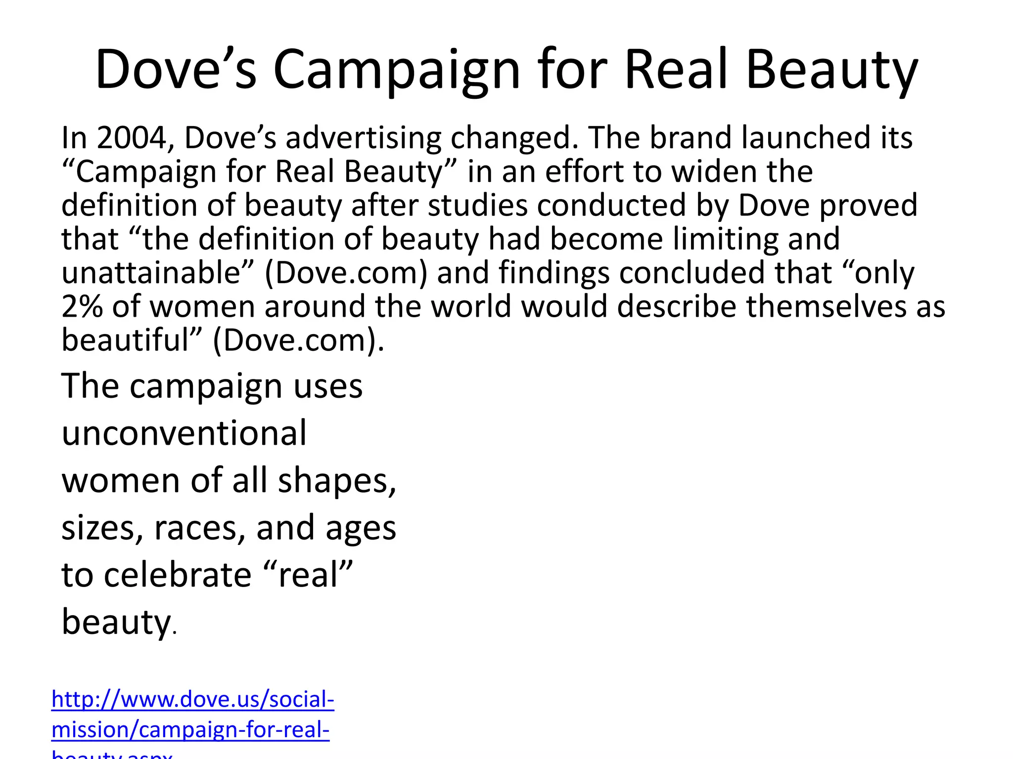 Dove case study | PPTX
