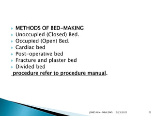 BED MAKING | PPT