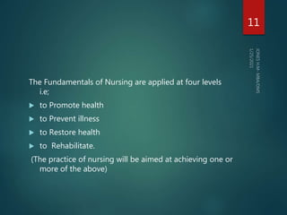 FUNDAMENTALS OF NURSING INTRODUCTION | PPTX