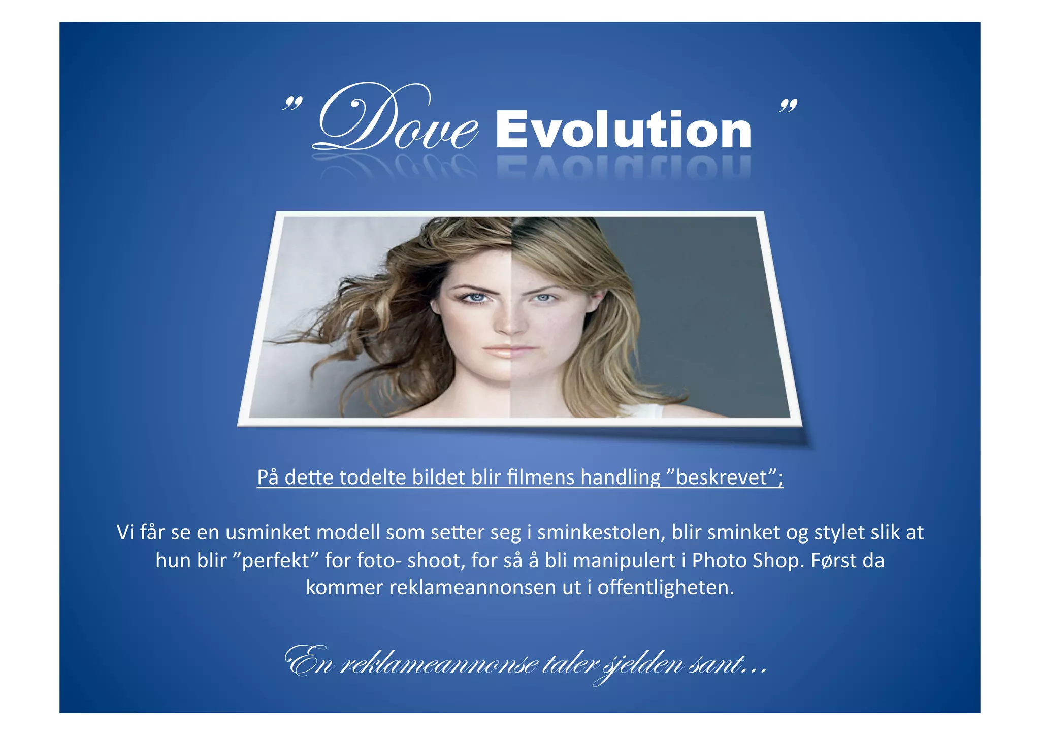 Dove Evolution | PDF