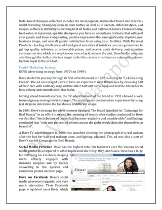 Dove shampoo HUL REPORT | DOCX