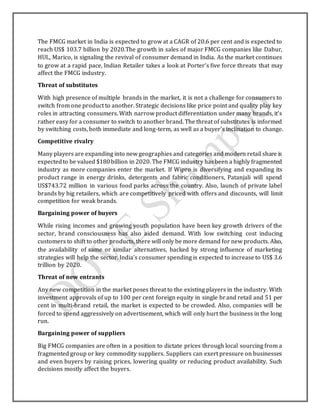 Dove shampoo HUL REPORT | DOCX