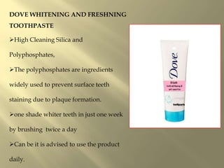 Dove toothpaste emba final | PPT