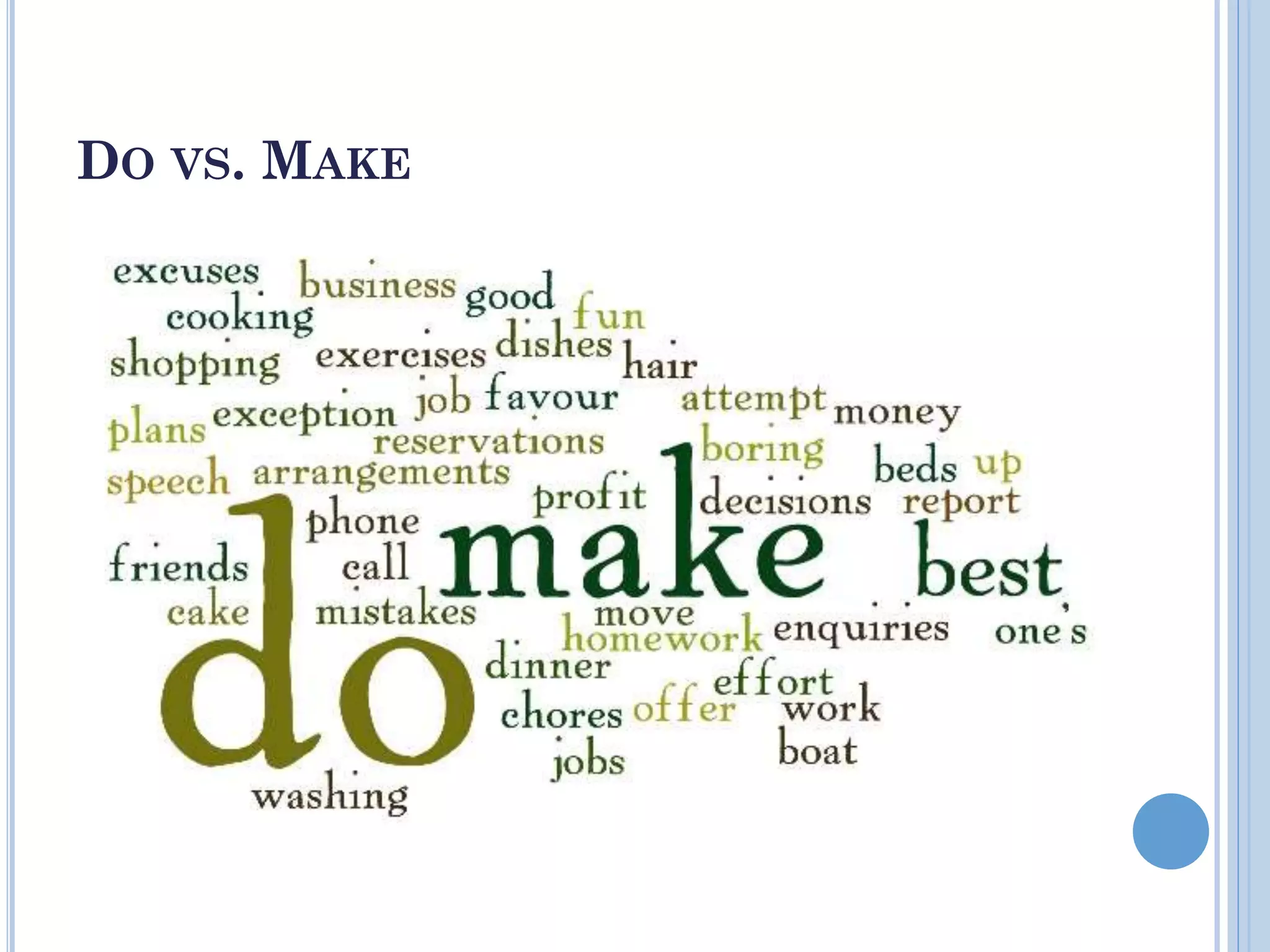 Do vs. Make | PPT