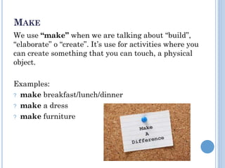 Do vs. Make | PPTX