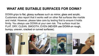 Dowa hand free sticky case | PPTX | Smartphones | Consumer Electronics