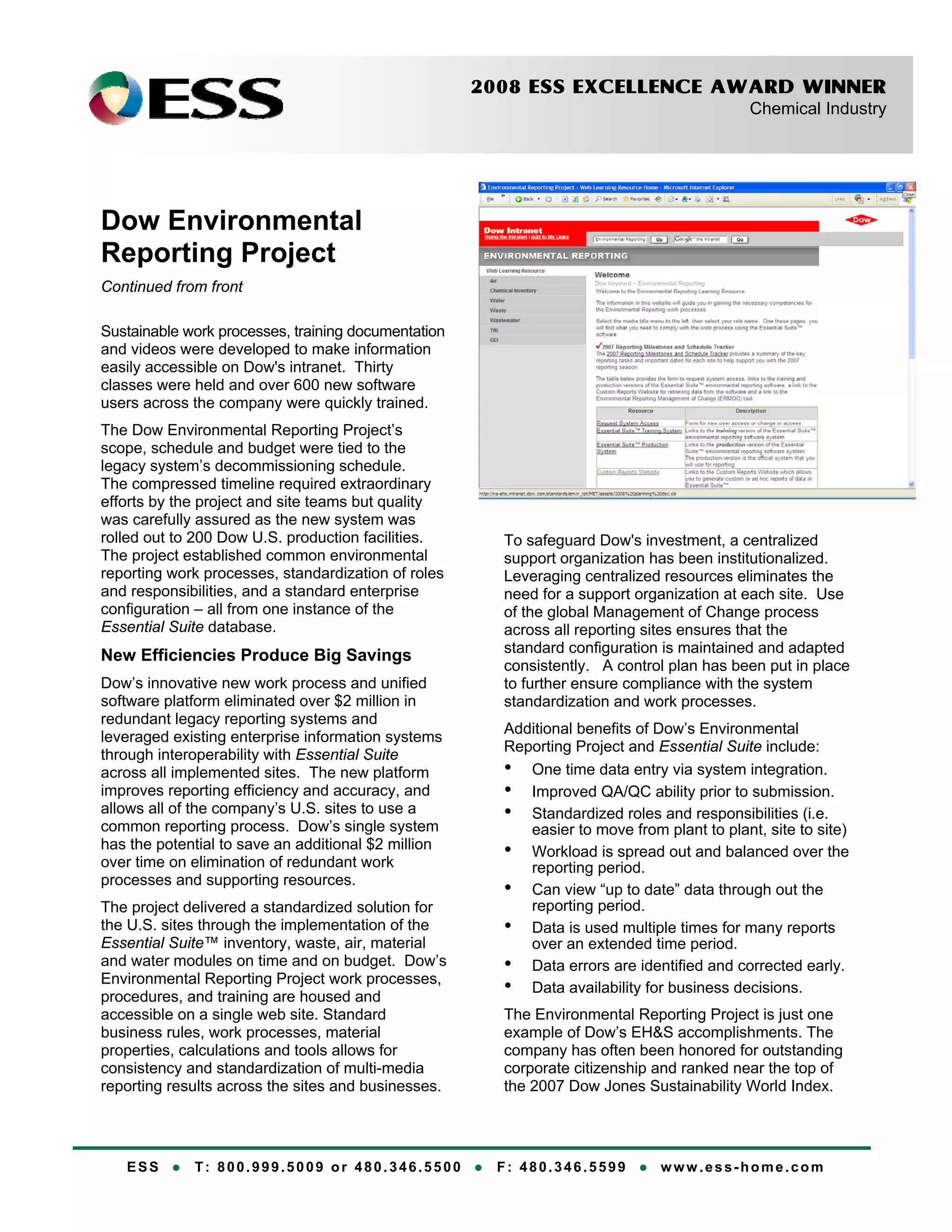 Dow Chemical Case Study | PDF