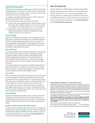 Dow corning sealants | PDF