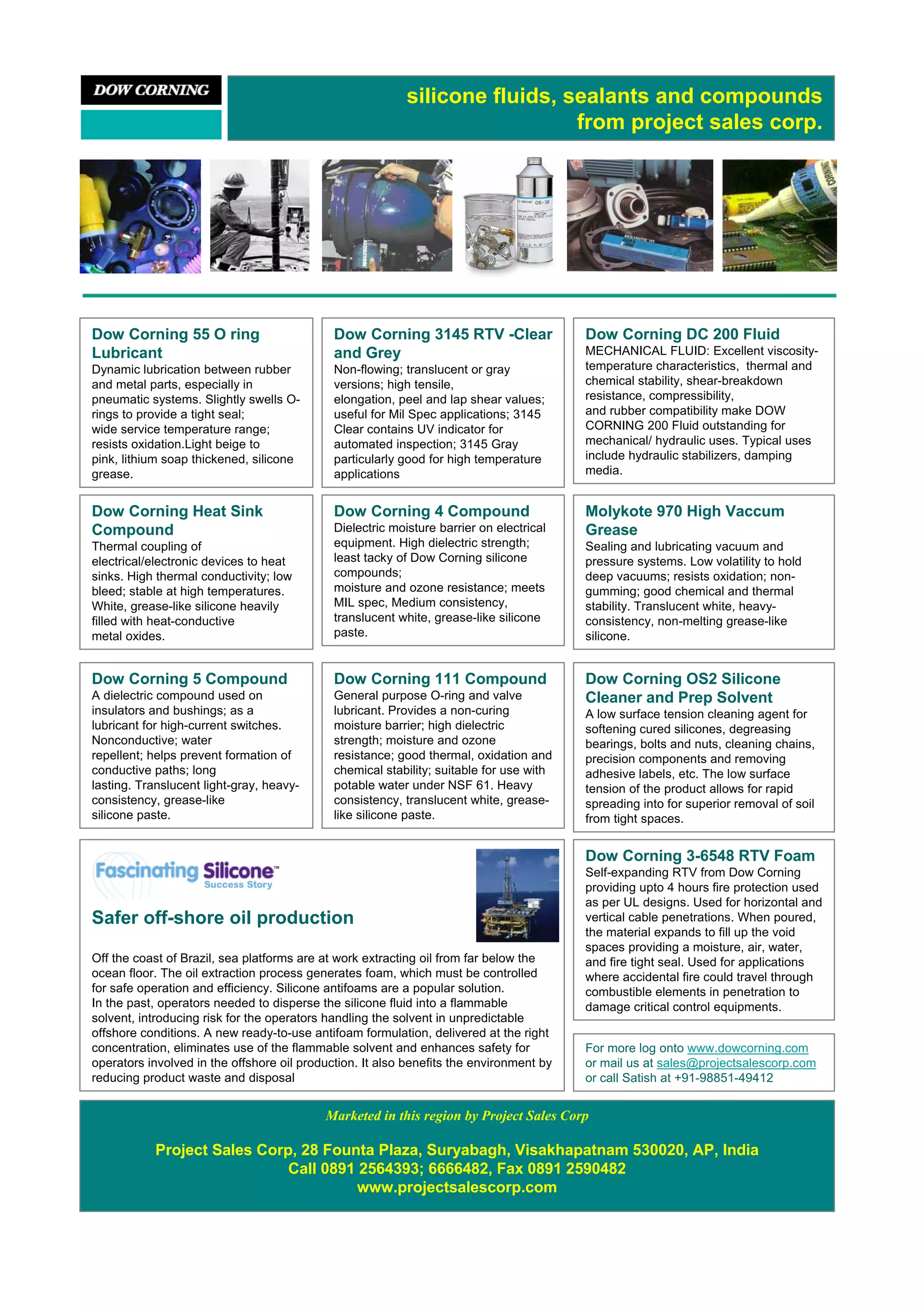 Dow Corning Silicone Compounds | PDF
