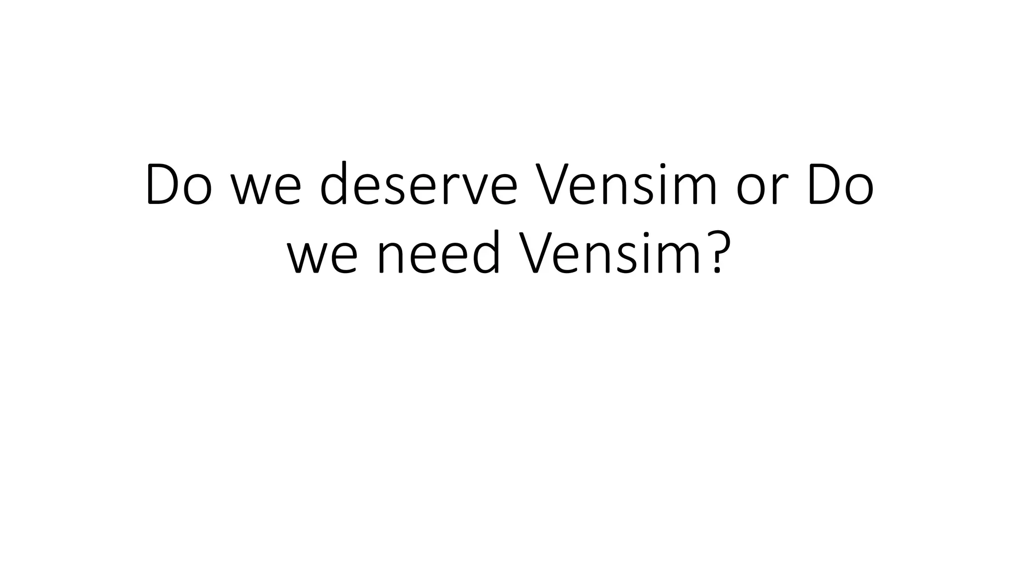 Vensim Model Packages Detailed Information | PPT