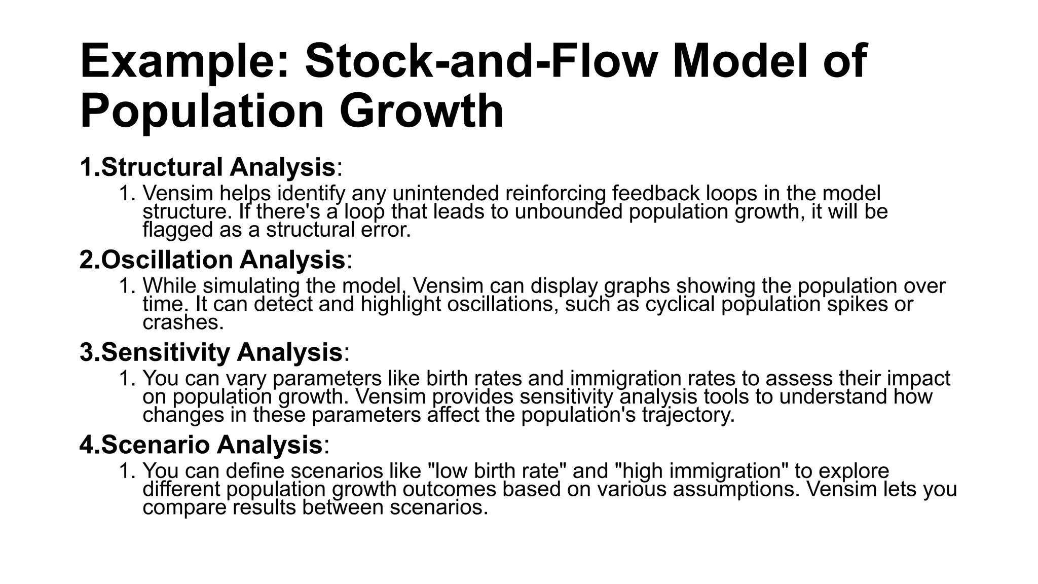 Vensim Model Packages Detailed Information | PPTX