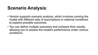 Vensim Model Packages Detailed Information | PPTX