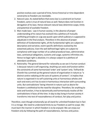 Do we have unlimited freedom | DOCX