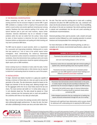 Dowel Bar Retrofit: Restore Load Transfer in Concrete Pavement | PDF