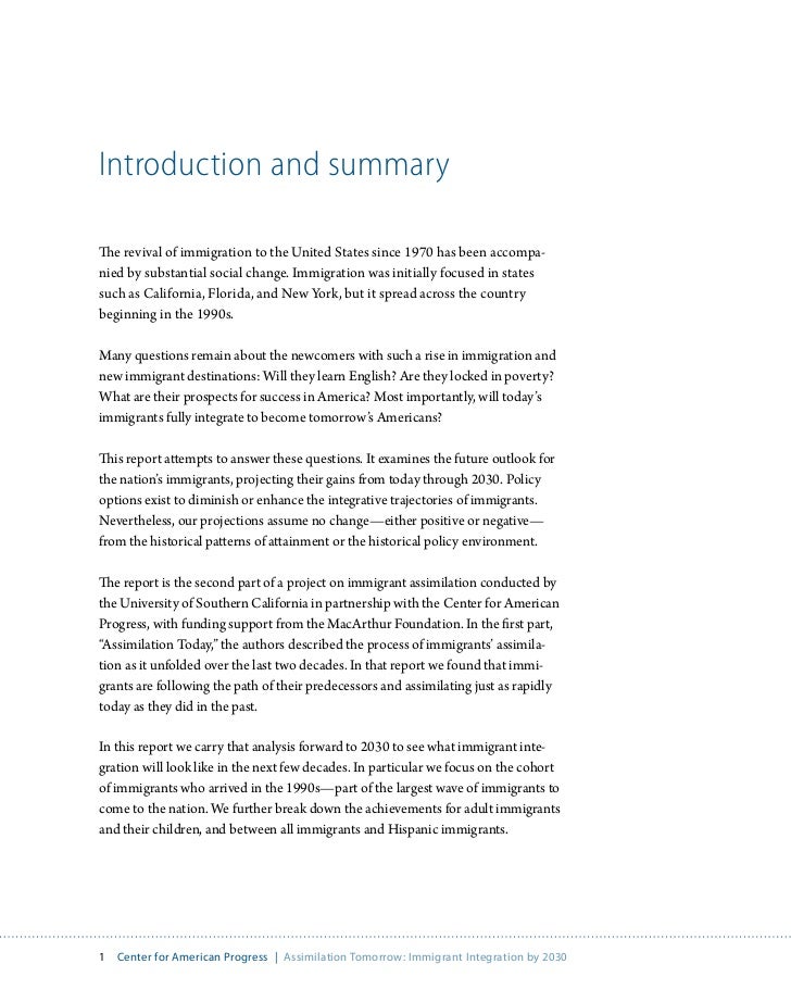 U.S. Hispanics assimilation report Dowell