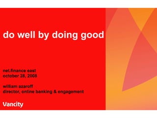 Do Well By Doing Good | PPT