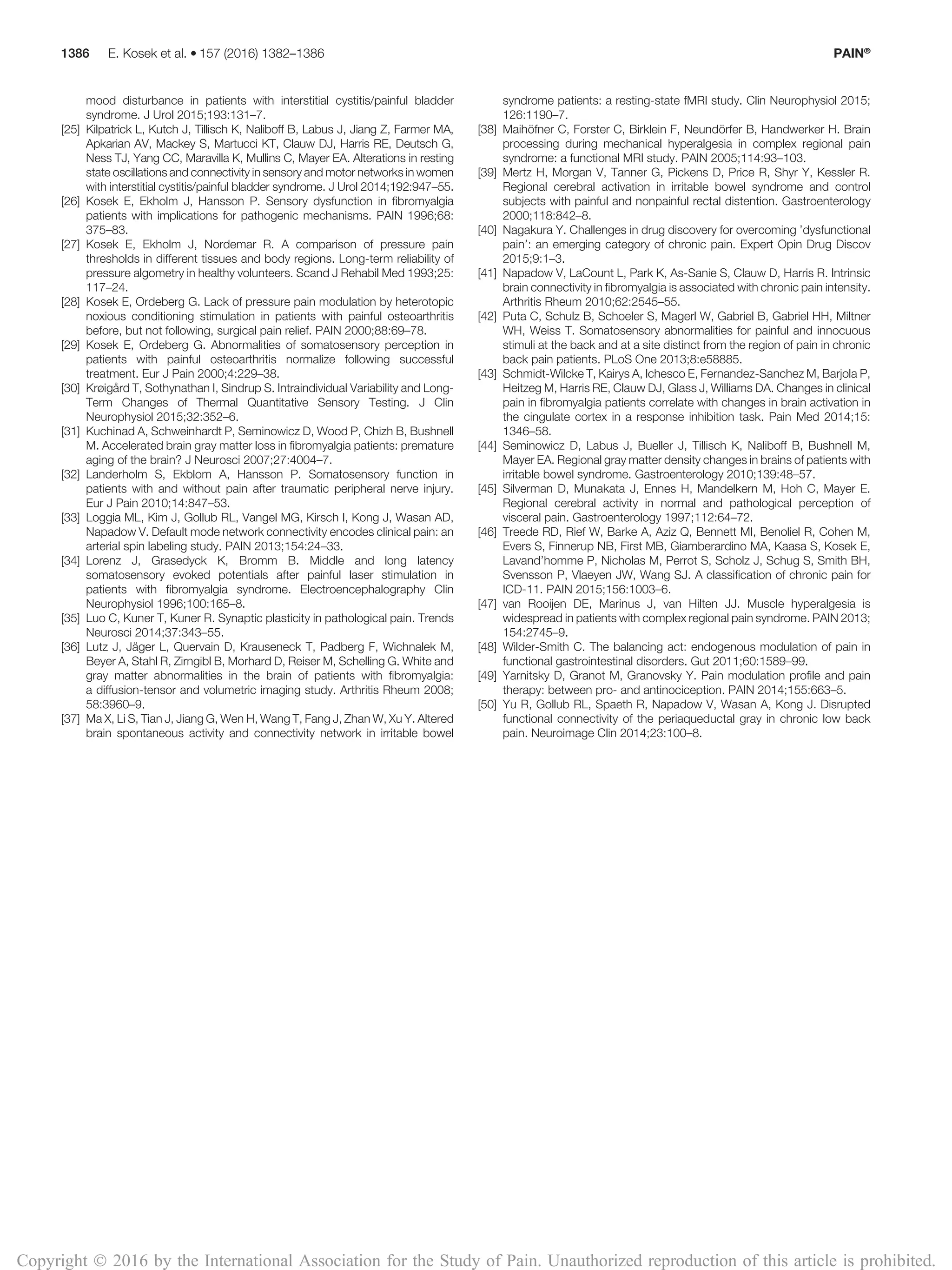 Central Sensitization | PDF | Physical Therapy | Wellness