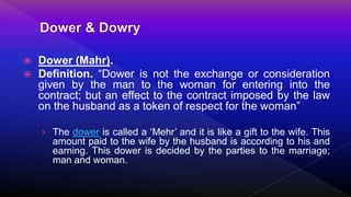 Dower, Dowery & Maint of Family.pptx