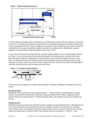 Water treatment Dow guide | PDF