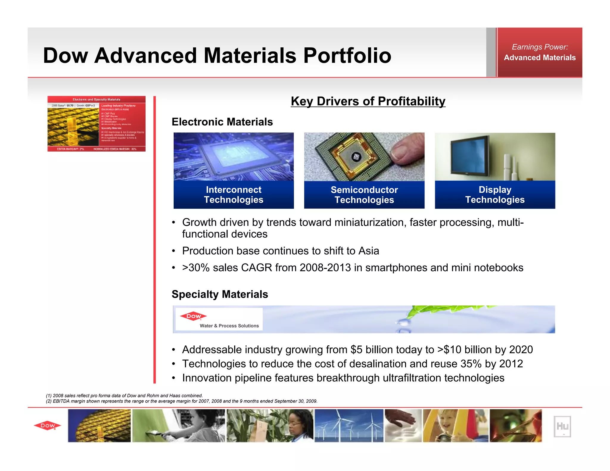 Dow Investor Day 2009 | PDF