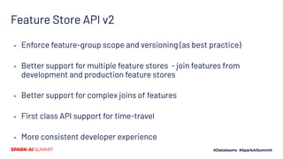 Dowling buso-feature-store-logical-clocks-spark-ai-summit-2020.pptx | Databases | Computer ...