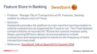 Dowling buso-feature-store-logical-clocks-spark-ai-summit-2020.pptx | Databases | Computer ...