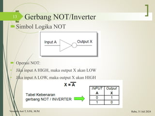 gerbang logic logic logic logic logic logic | PPTX