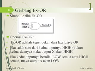 gerbang logic logic logic logic logic logic | PPTX