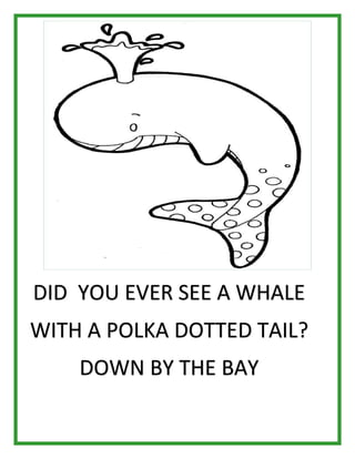 Down By The Bay Picture Cards