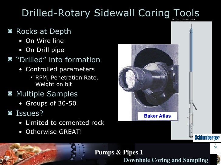 Downhole Coring and Sampling, pumpsandpipesmdhc